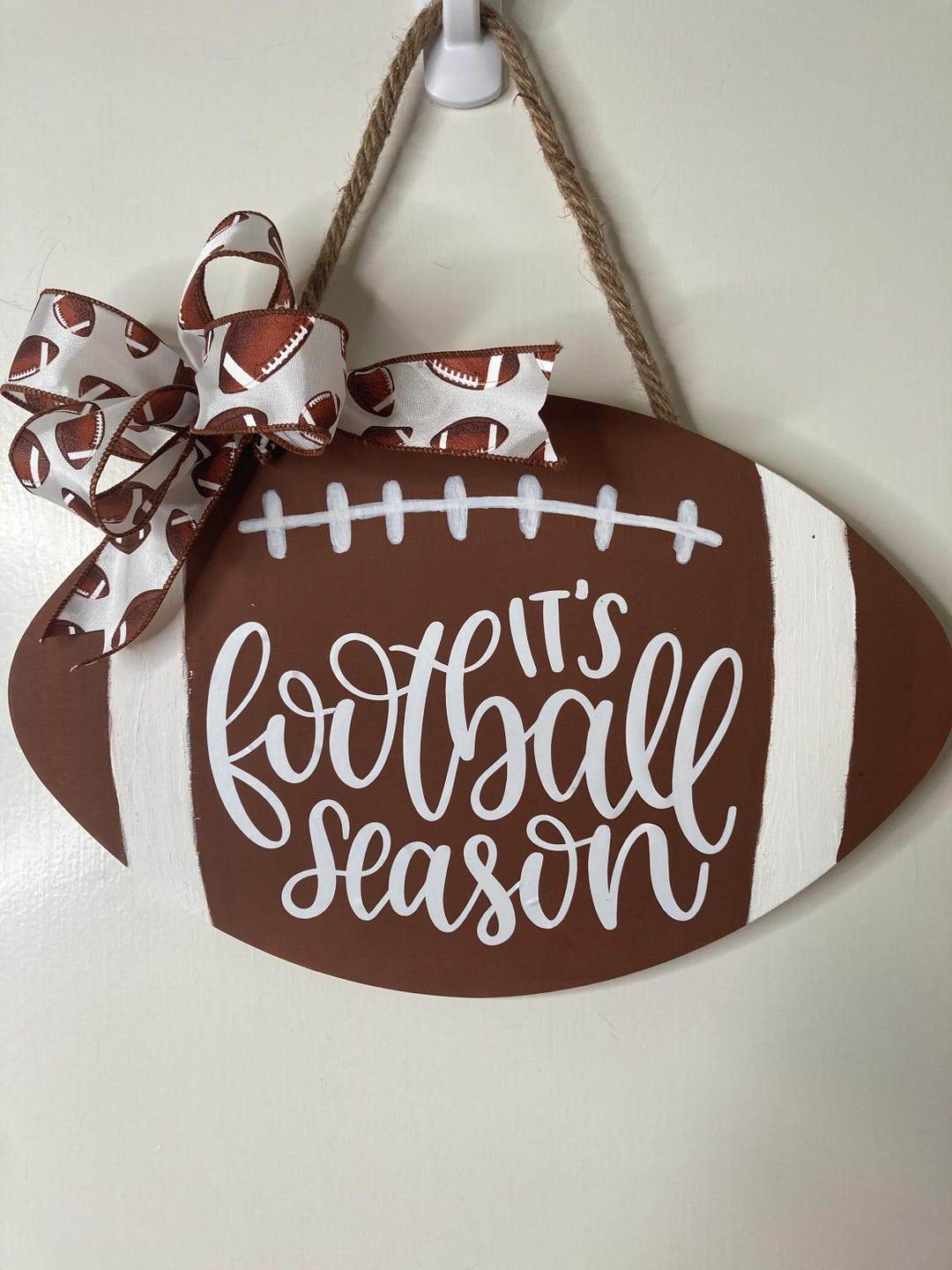 Football Door Hanger, High School Football, School Football Sign ...