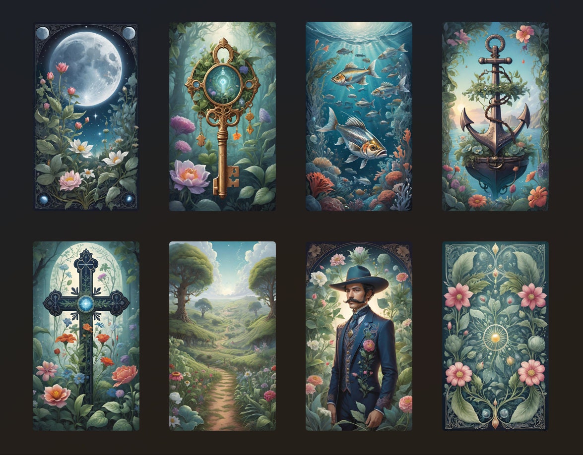 La Lenormand Botanica Original Designed Lenormand Deck Download & Print ...