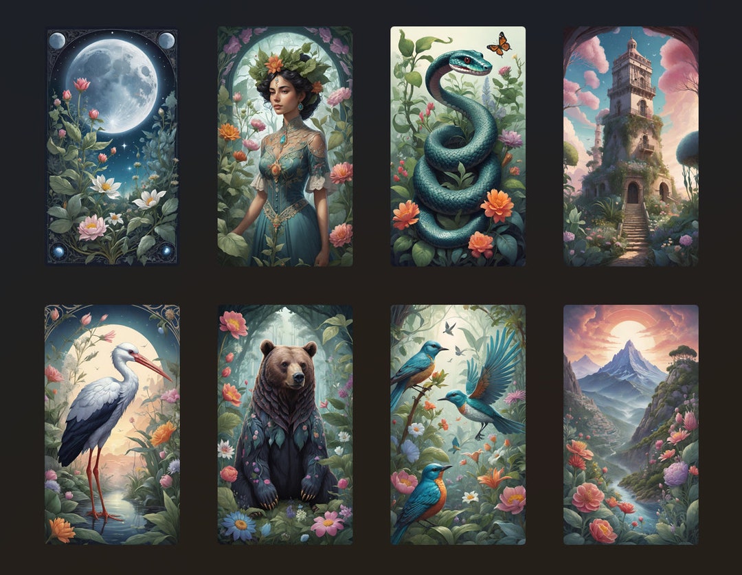 La Lenormand Botanica Original Designed Lenormand Deck - Etsy UK