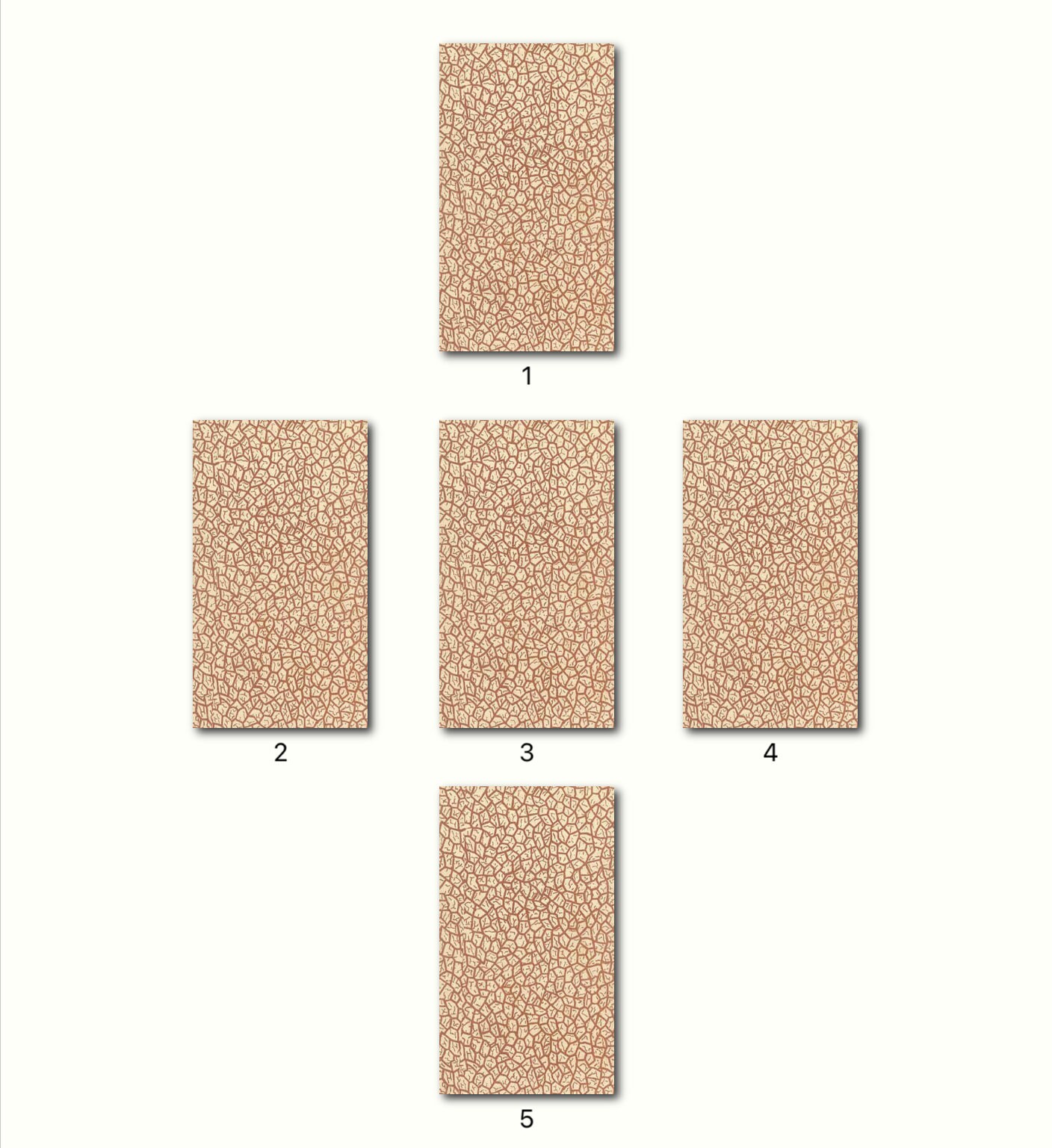 Five Tarot Cards Five Questions Tarot Card Reading - Etsy