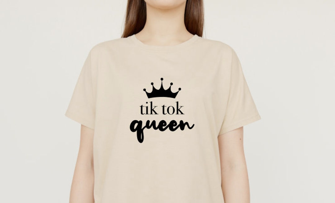 Tik Tok Queen SVG Cut File | Commercial Use | Instant Download ...