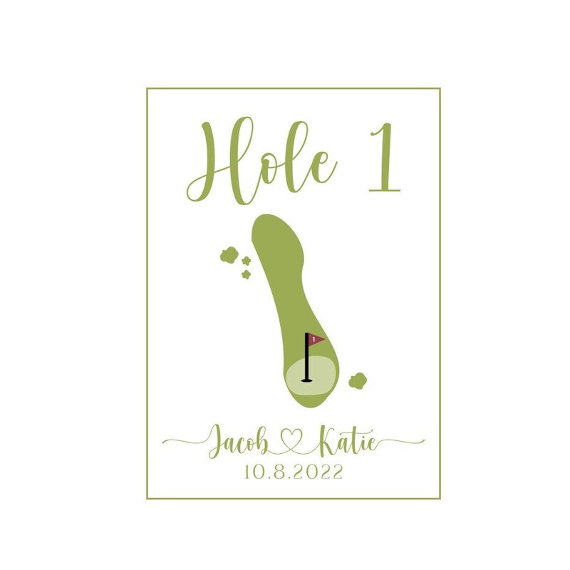 Golf Table Numbers - Etsy