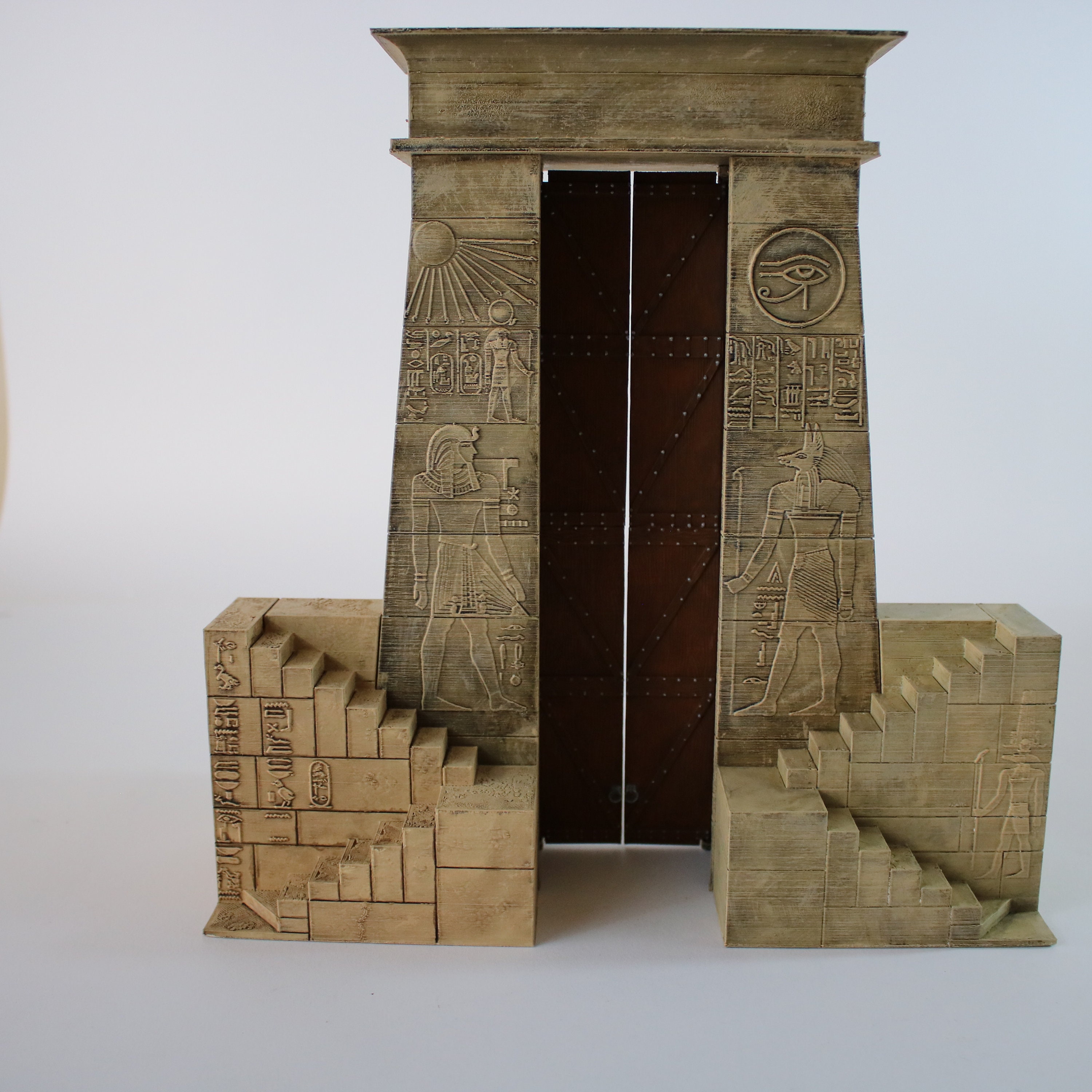 Egyptian Themed Tower and Wall Set STL Files - Etsy