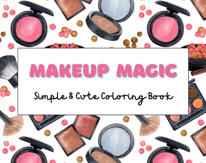 Make up Coloring Pages for Kids, Make up Printables, Make up Day Sheet ...