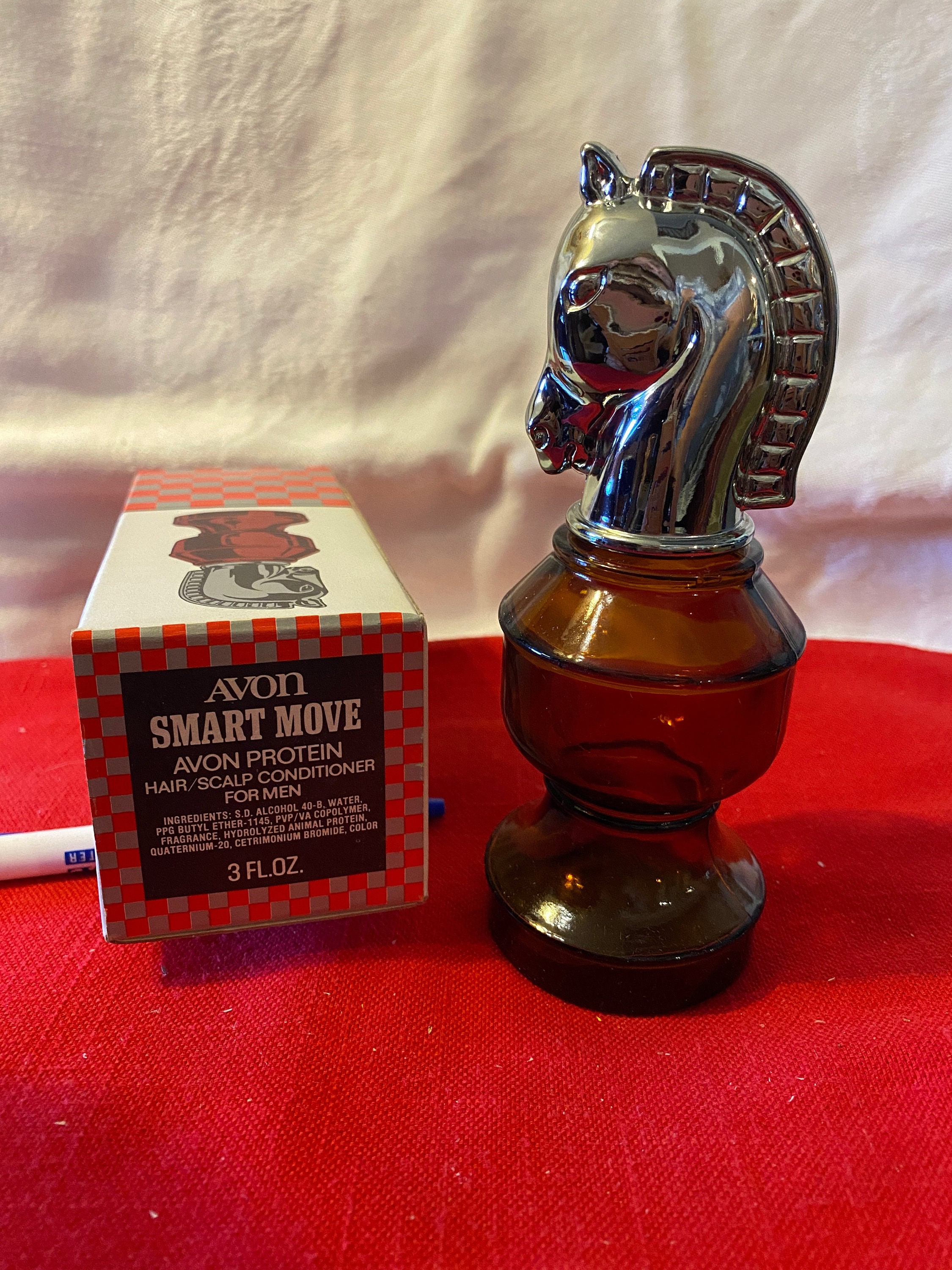 Avon the Smart Move Chess Piece - Empty Decanter - Etsy