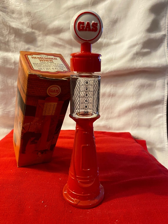Avon Vintage Remember When Gas Pump Decanter Empty | Etsy