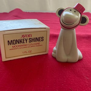 Avon Monkey Shines Decanter With Moonwind Cologne, Rare, Vintage - Etsy