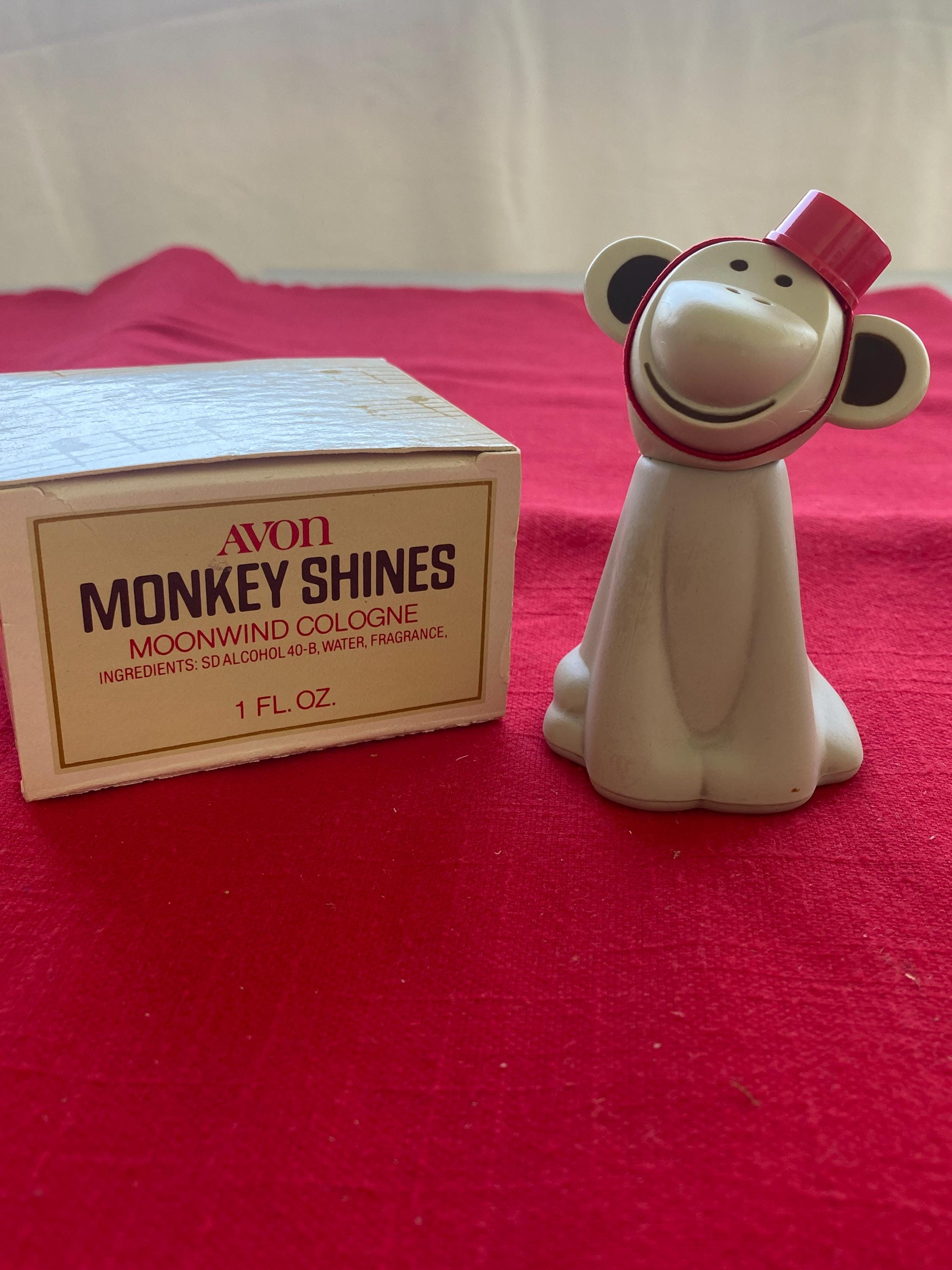 Vintage Avon Monkey Shines Moonwind Cologne Decanter W/ Original Box ...