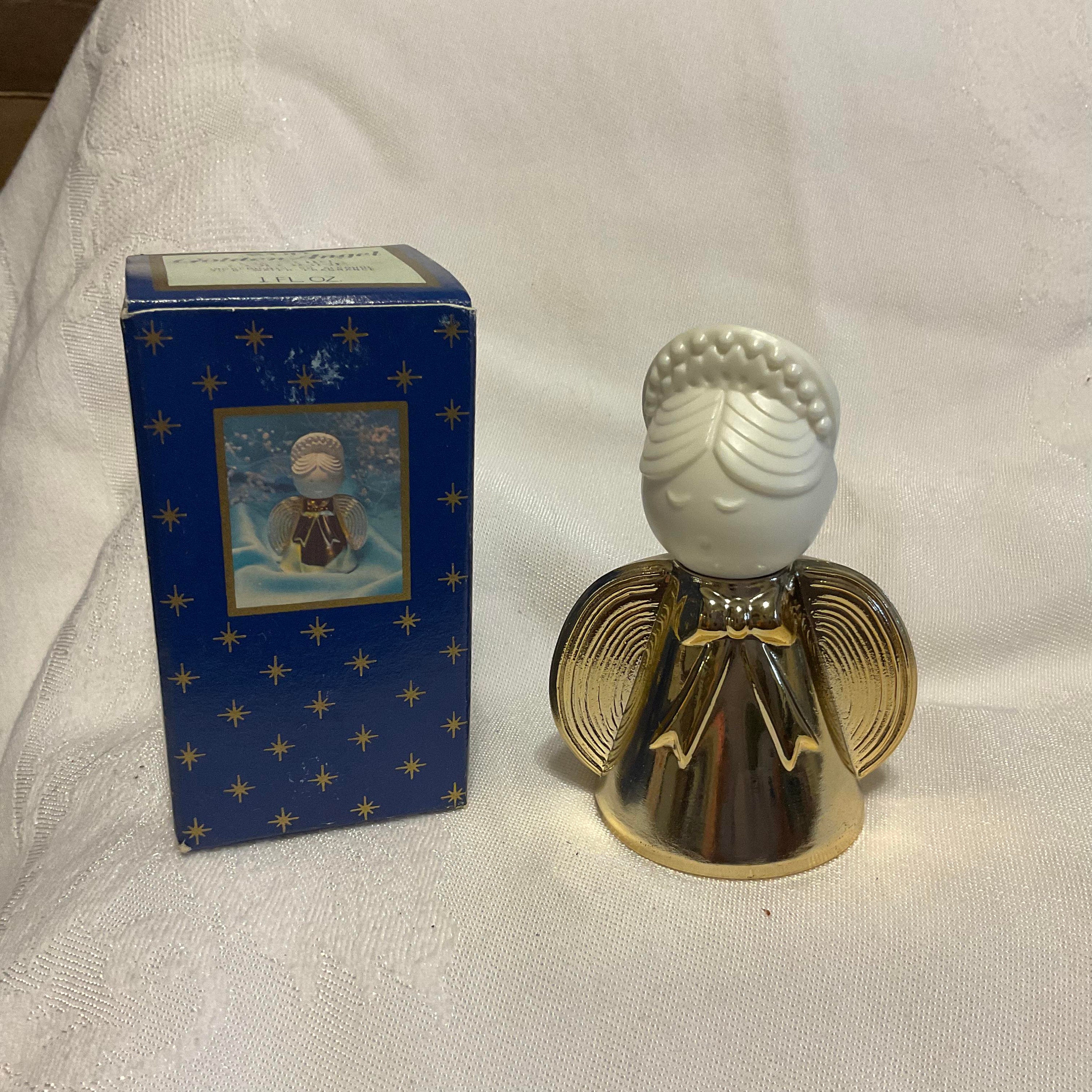 Avon Vintage Christmas Golden Angel Decanter With Occur! Cologne - Etsy
