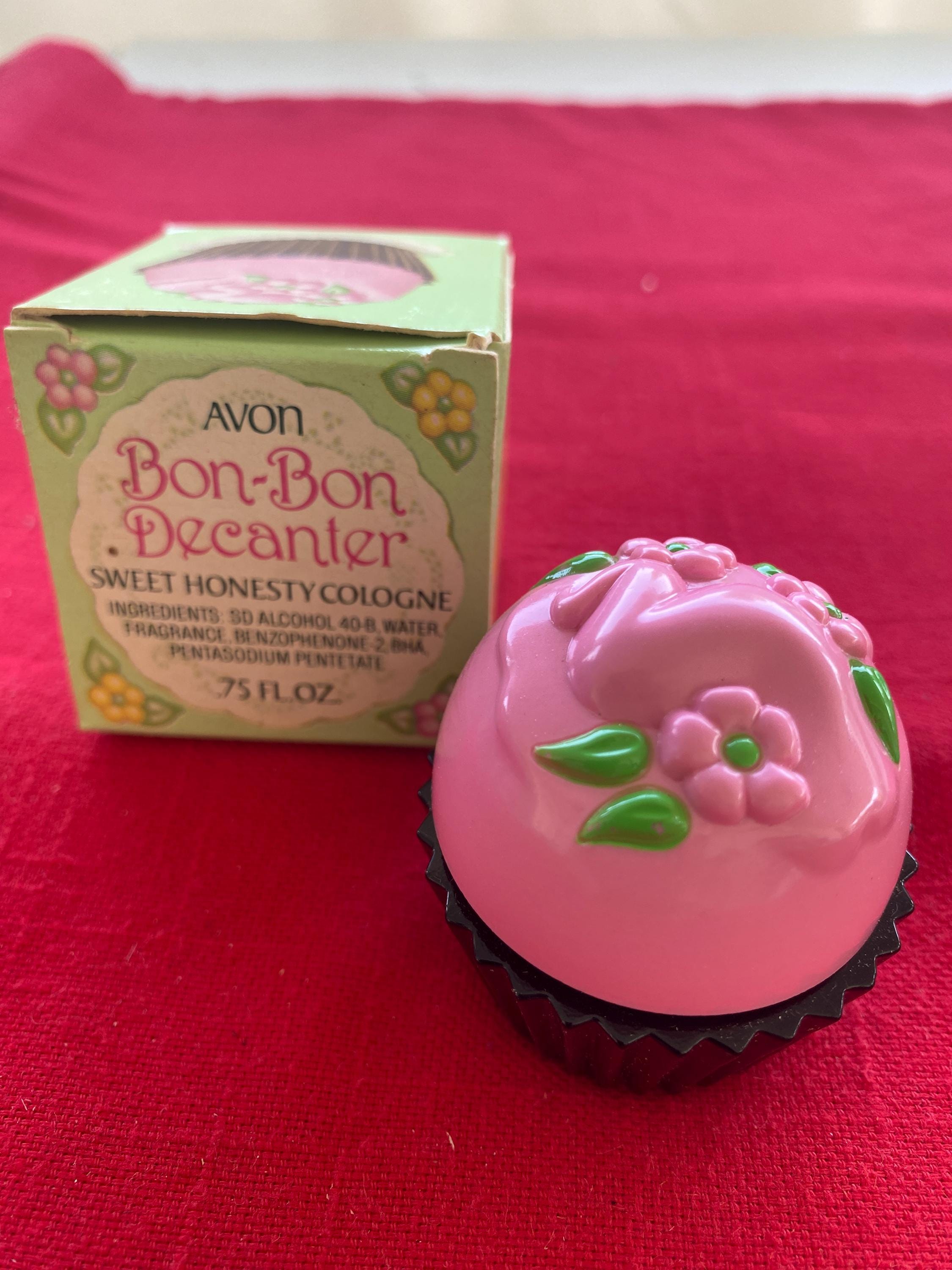 Vintage Avon Bon-bon Perfume Decanter - Sweet Honesty Cologne - Avon ...