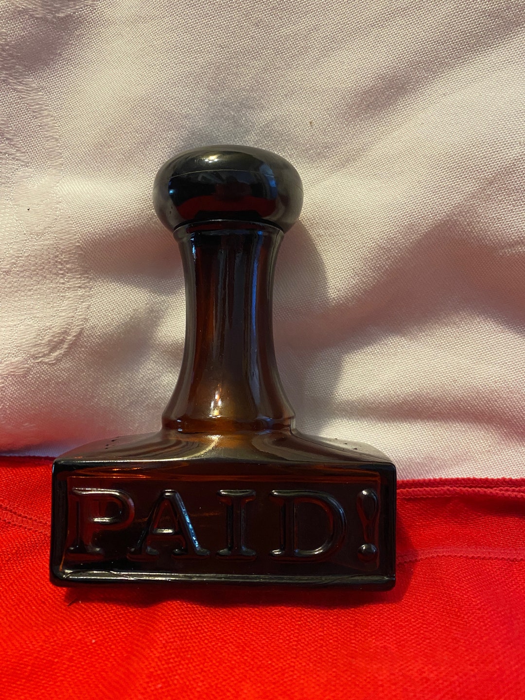 Avon Paid Stamp Decanter - Empty - Etsy