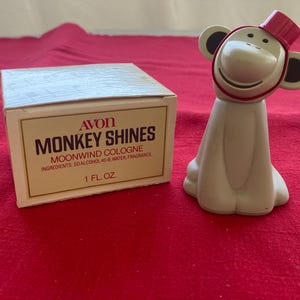 Avon Monkey Shines Decanter With Moonwind Cologne, Rare, Vintage - Etsy