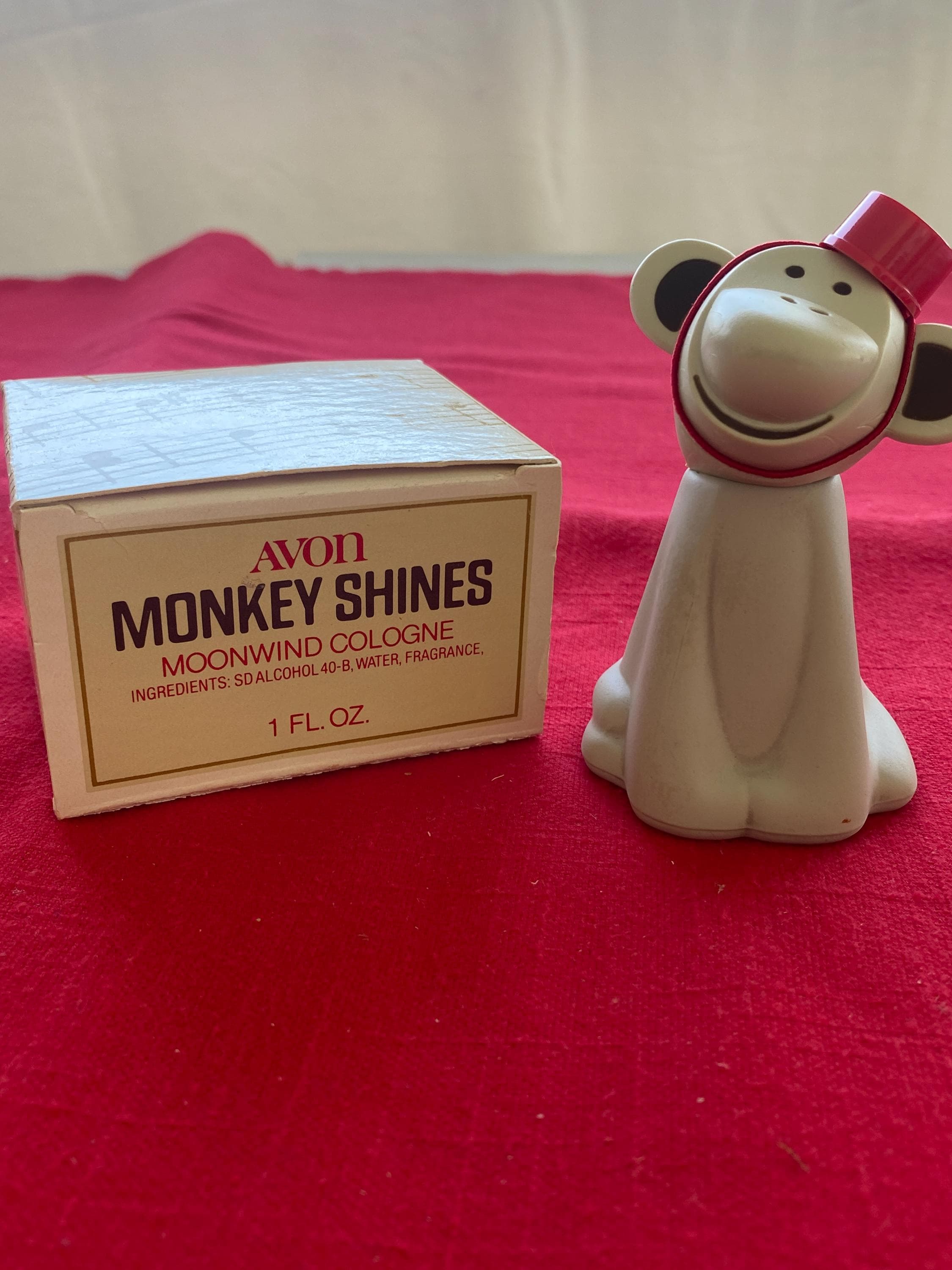 Vintage Avon Monkey Shines Moonwind Cologne Decanter W/ Original Box ...
