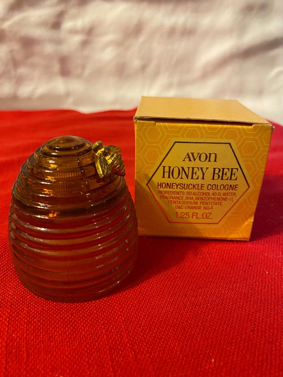 Avon Vintage Honey Bee Decanter With Honeysuckle Cologne - Etsy