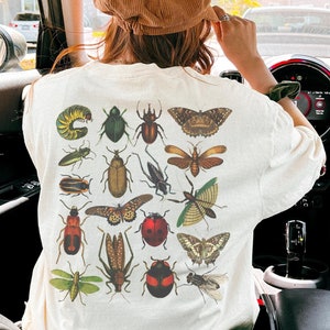 Entomology Shirt, Beetle Moth Butterfly Insect Graphic Tee Granola Girl ...