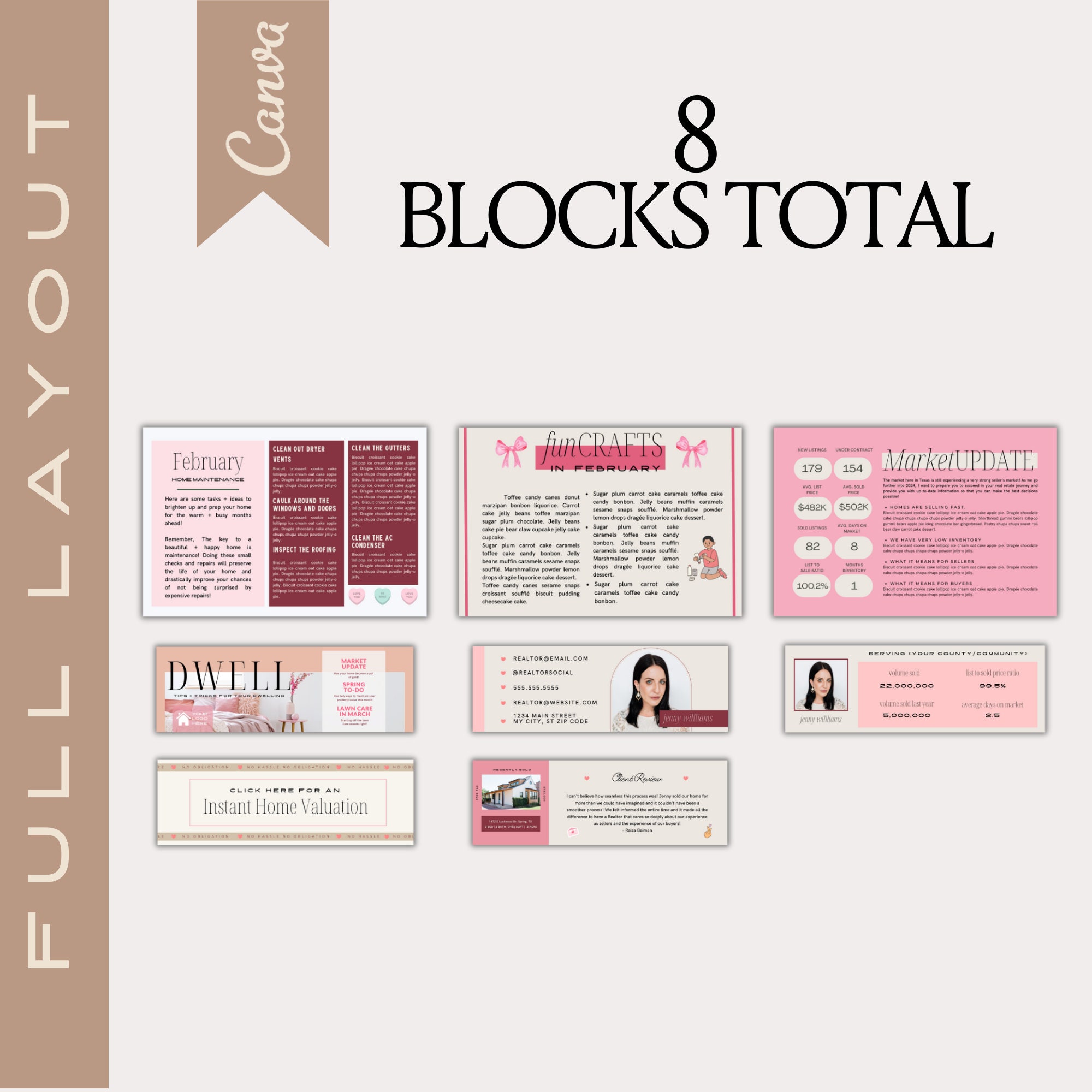 Real Estate February 2024 Newsletter, Realtor Newsletter, Realtor ...