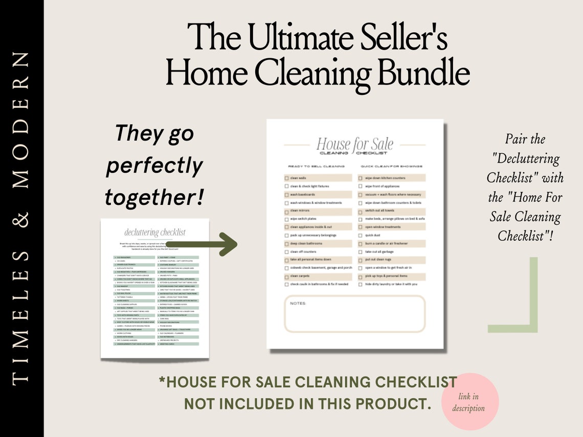 Decluttering Checklist for Sellers, Sellers Guide, Real Estate ...