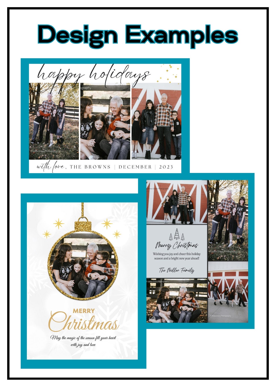 Holiday Card Custom Design Digital File Photo Holiday - Etsy