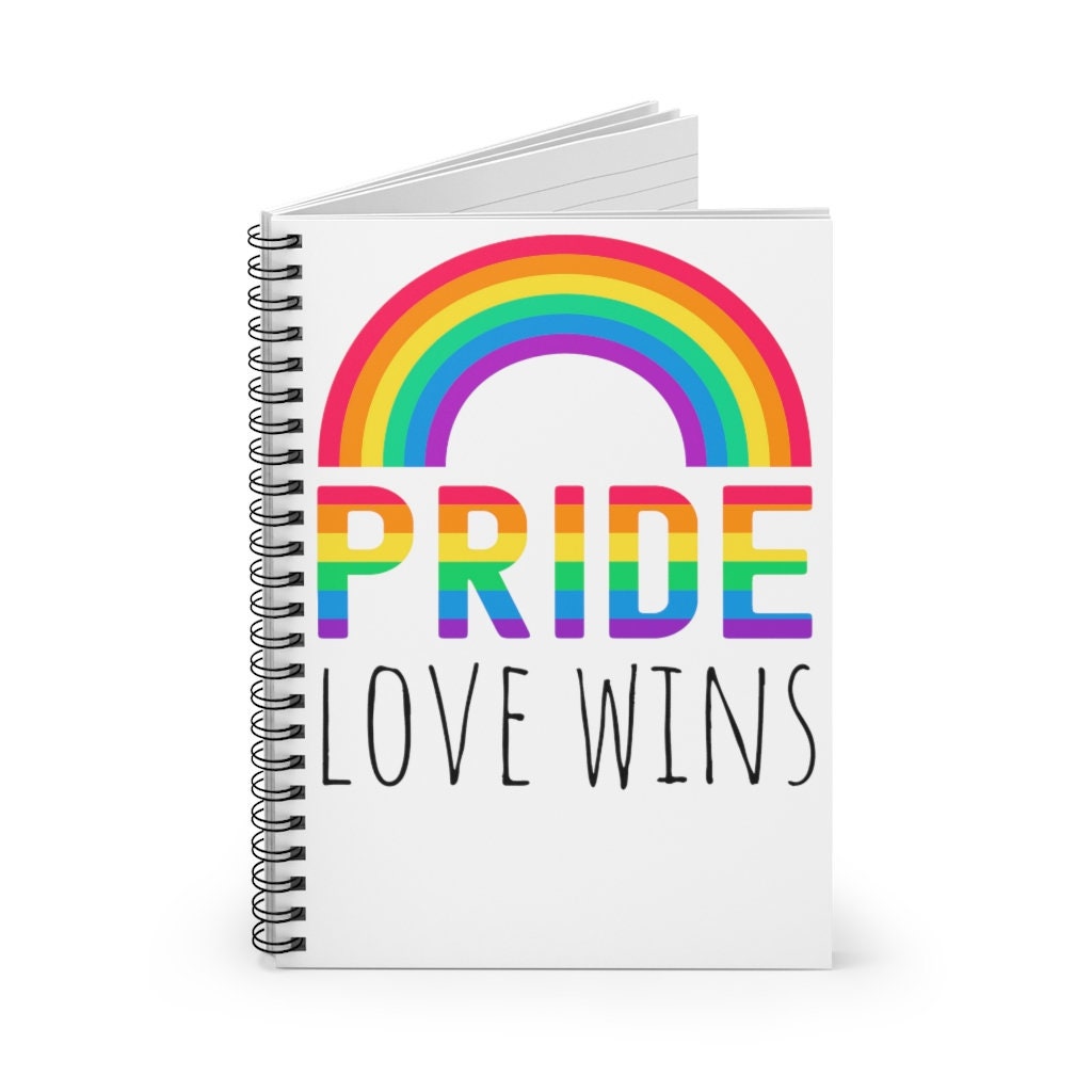 LGBTQ Subtle Bi Pride Journal Pride Notebook Love is Love - Etsy