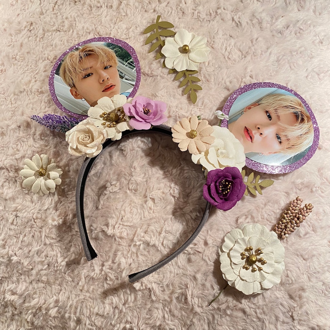 Custom Kpop Floral Headband - Etsy