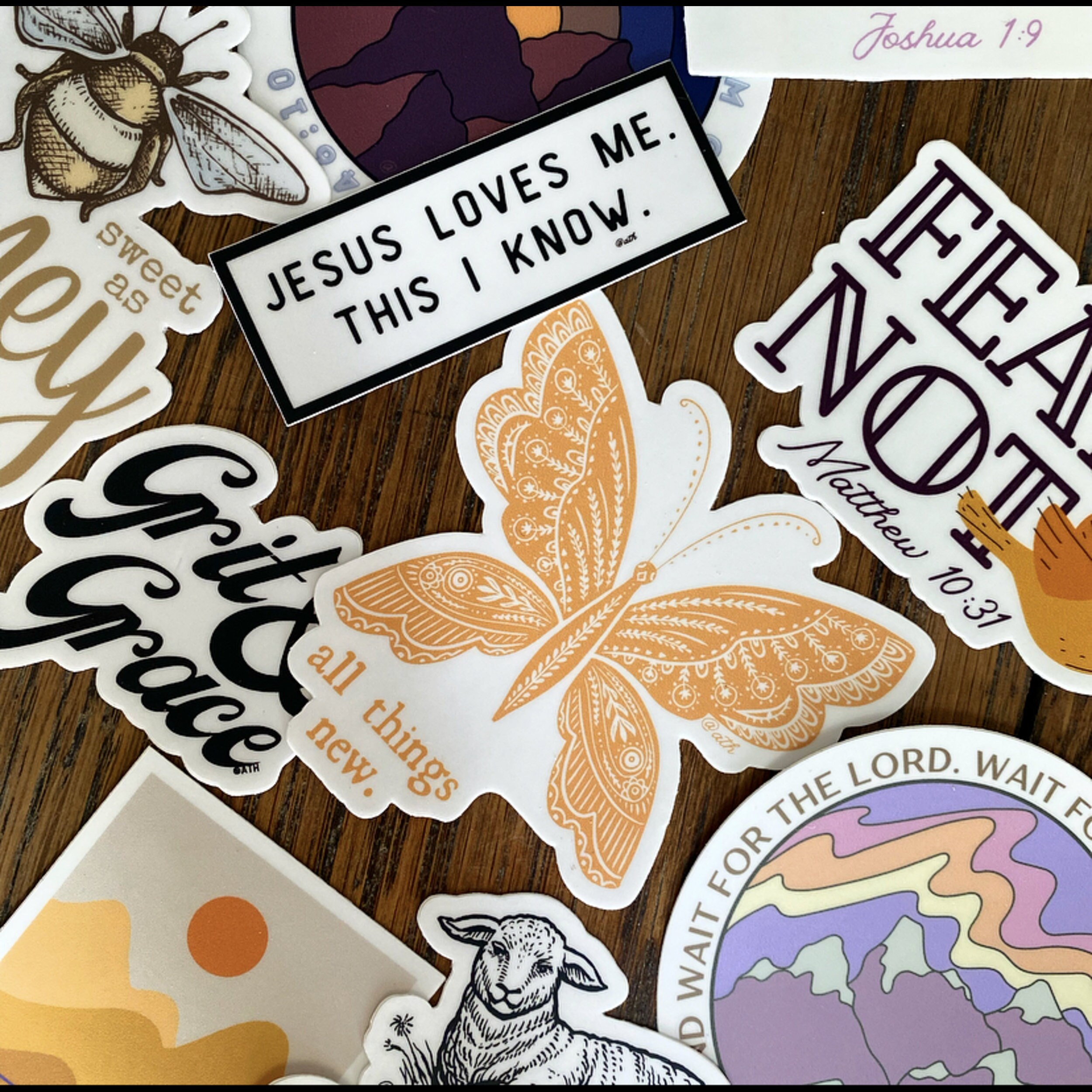 Jesus Loves Me Sticker, Christian Sticker, Yeti Sticker, Verse Sticker ...