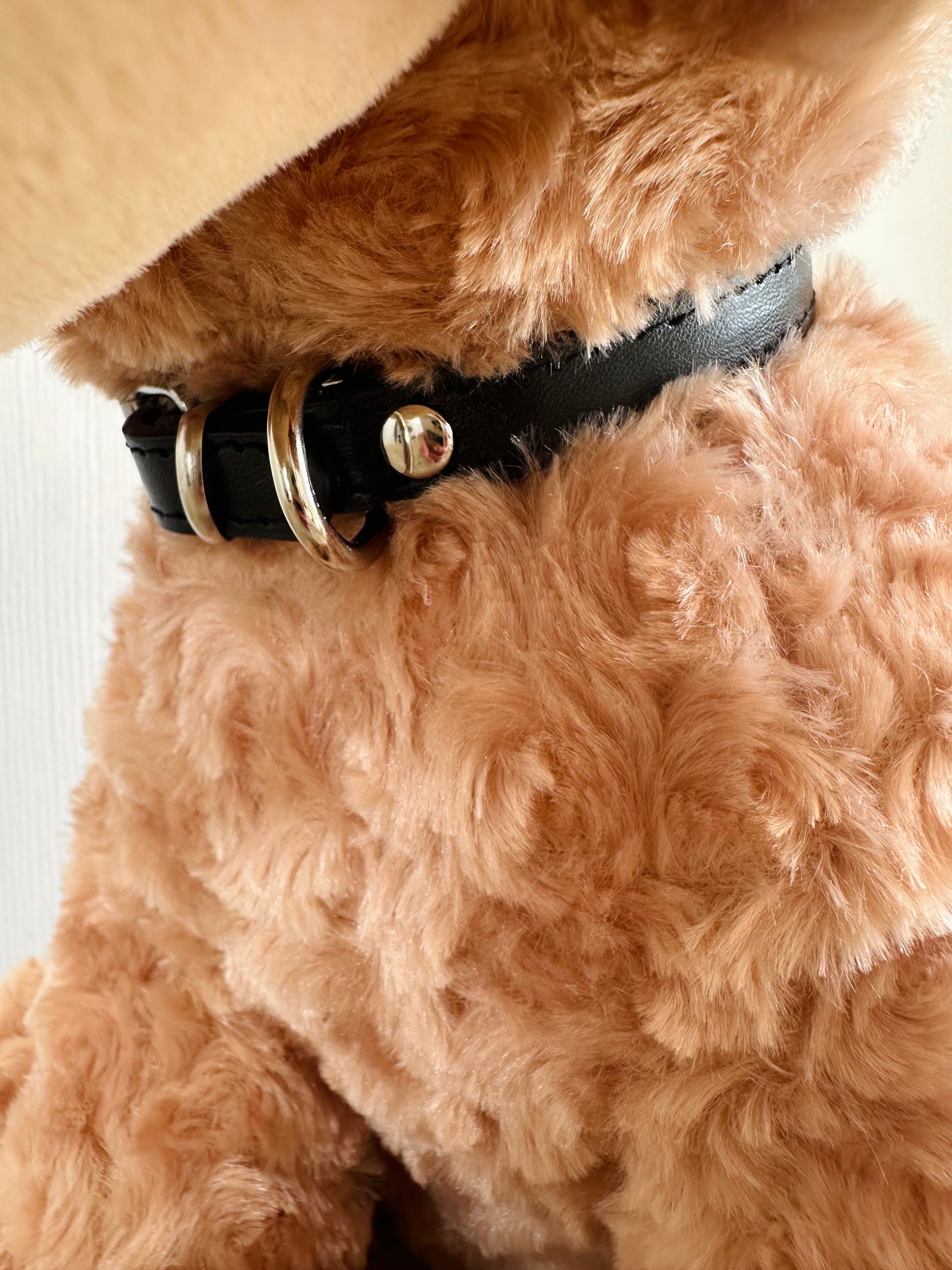 Doodletales the DOOOD Vegan Leather Collar Pupcessory, Stuffed Dog ...