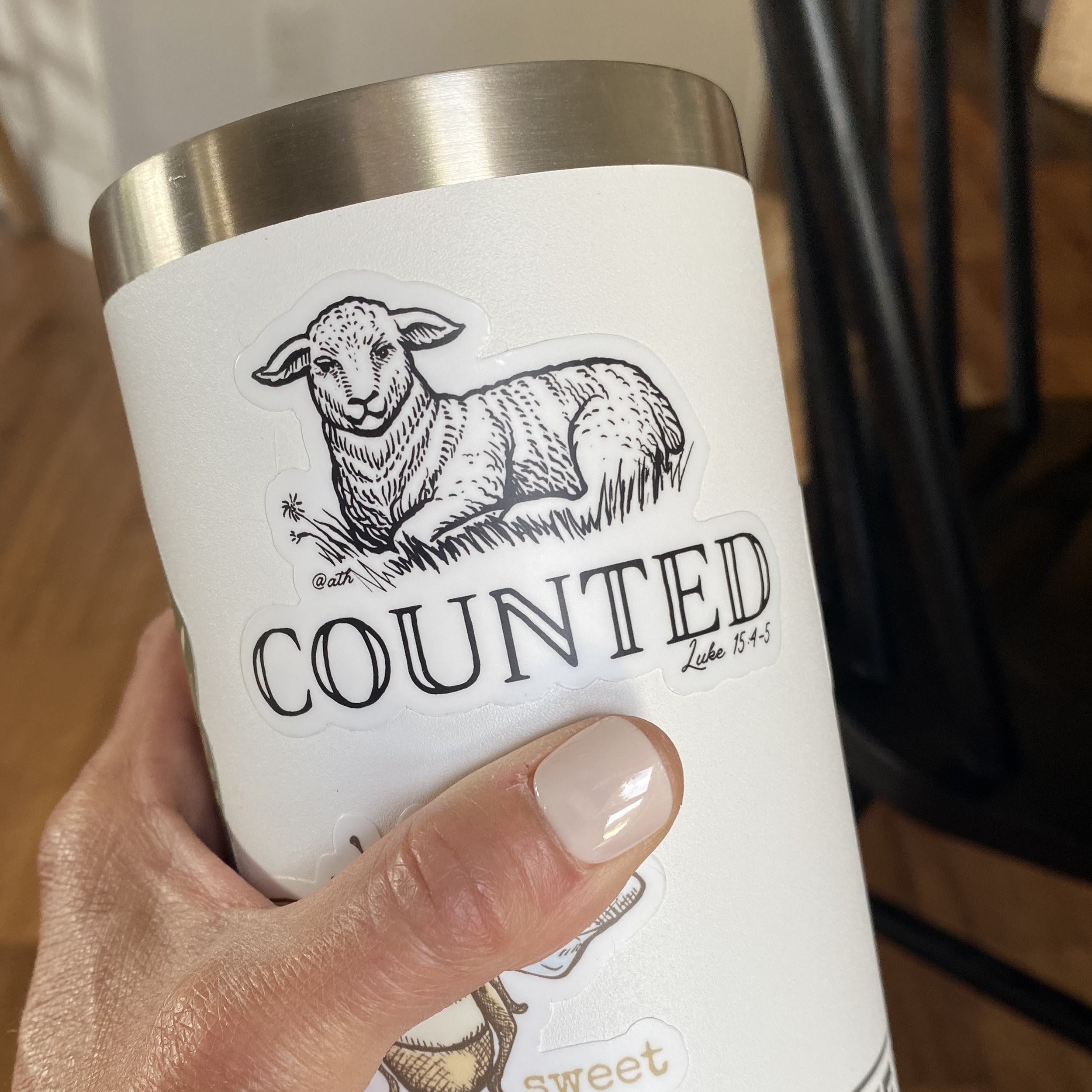 Counted Sticker Lamb Sticker He Leaves the 99 Sticker - Etsy