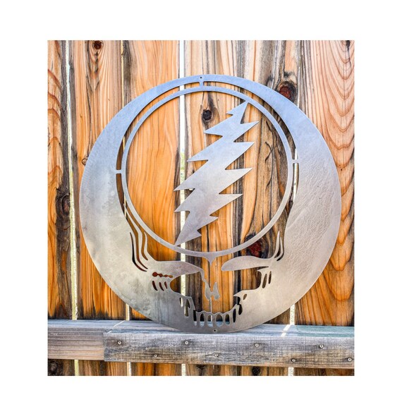 Metal Stealie Metal Steal Your Face Grateful Dead Metal Art - Etsy