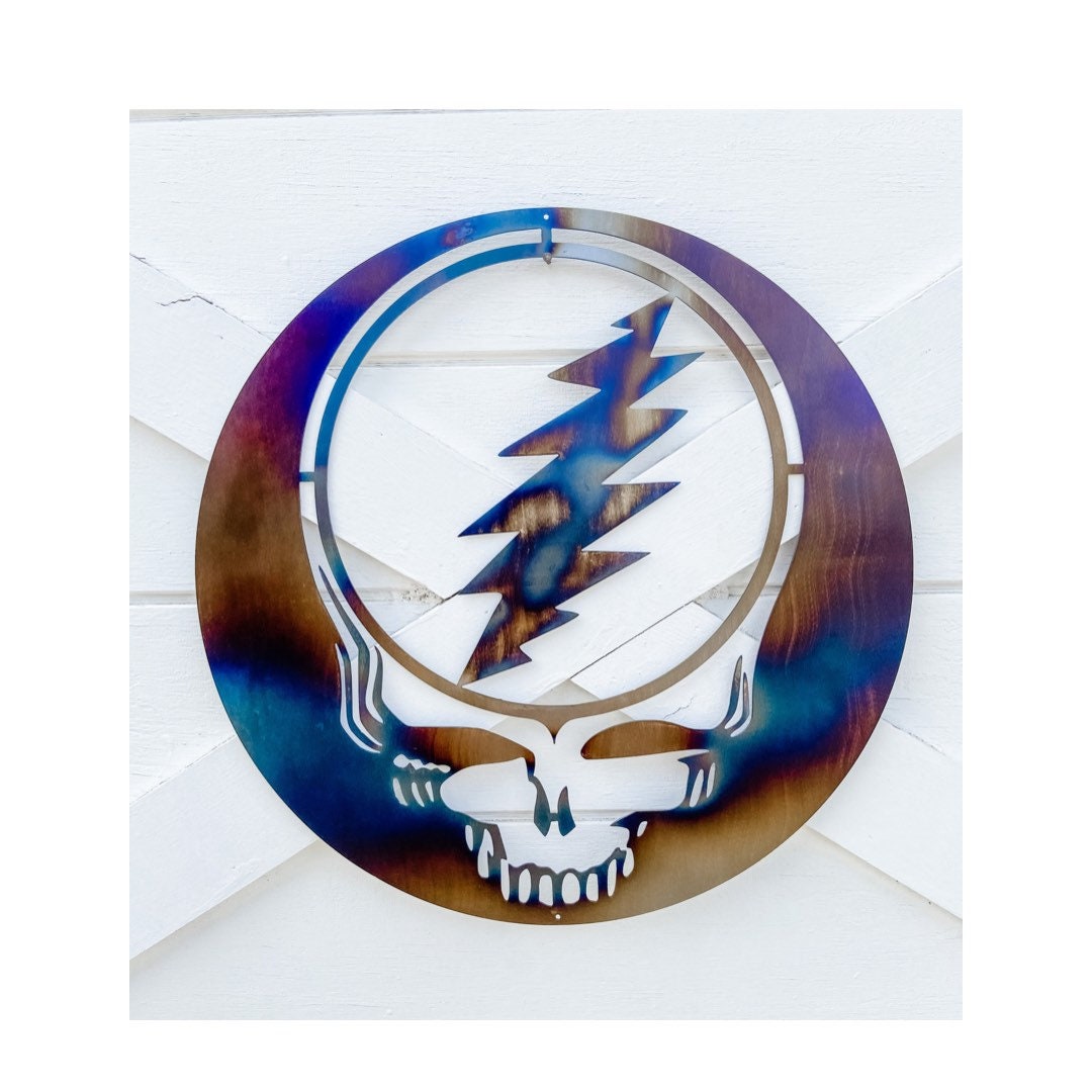 Metal Stealie Metal Steal Your Face Grateful Dead Metal Art - Etsy