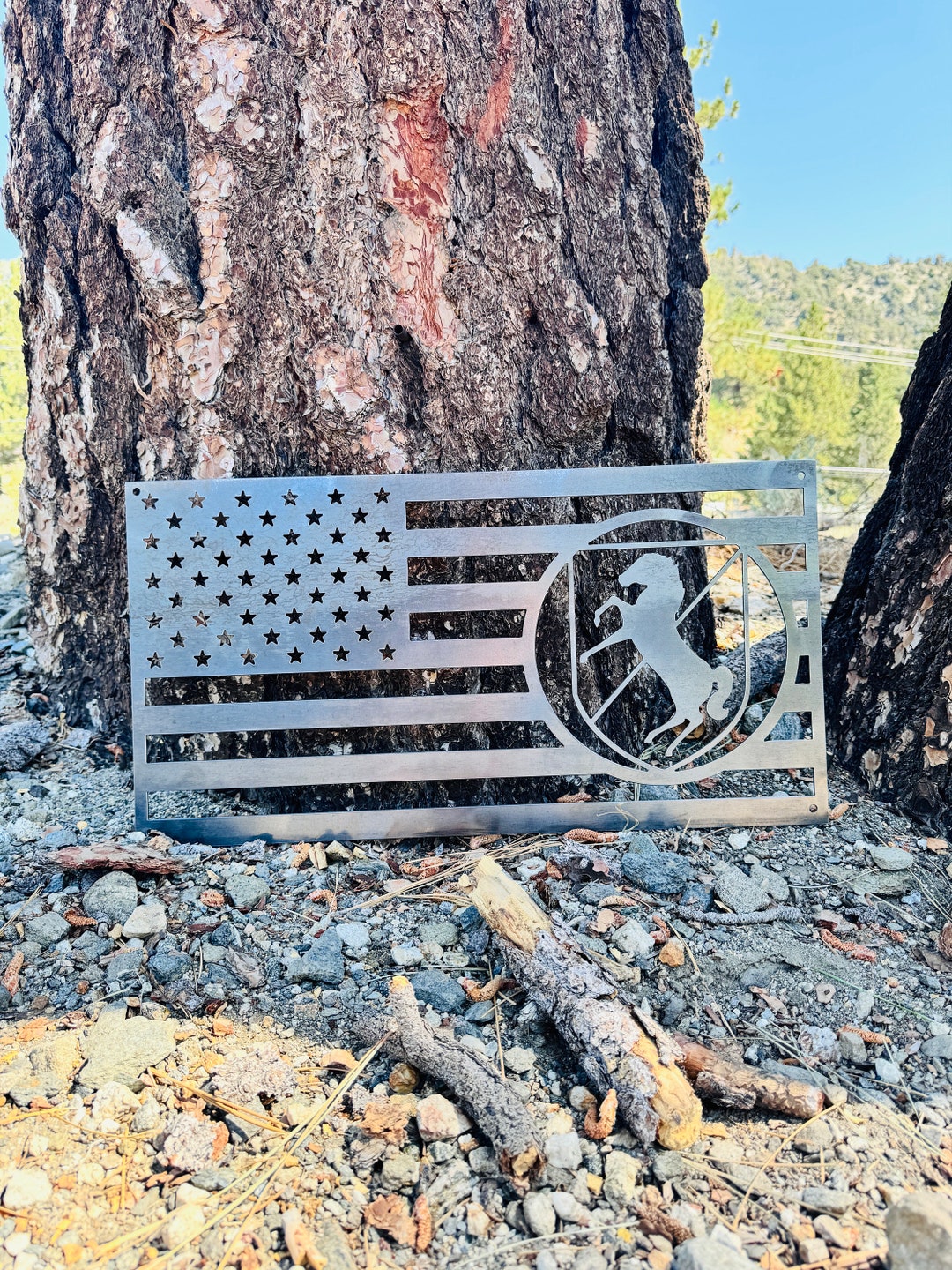 US Army 11th Armored Cavalry Regiment Metal Sign | Fort Irwin | Army ...