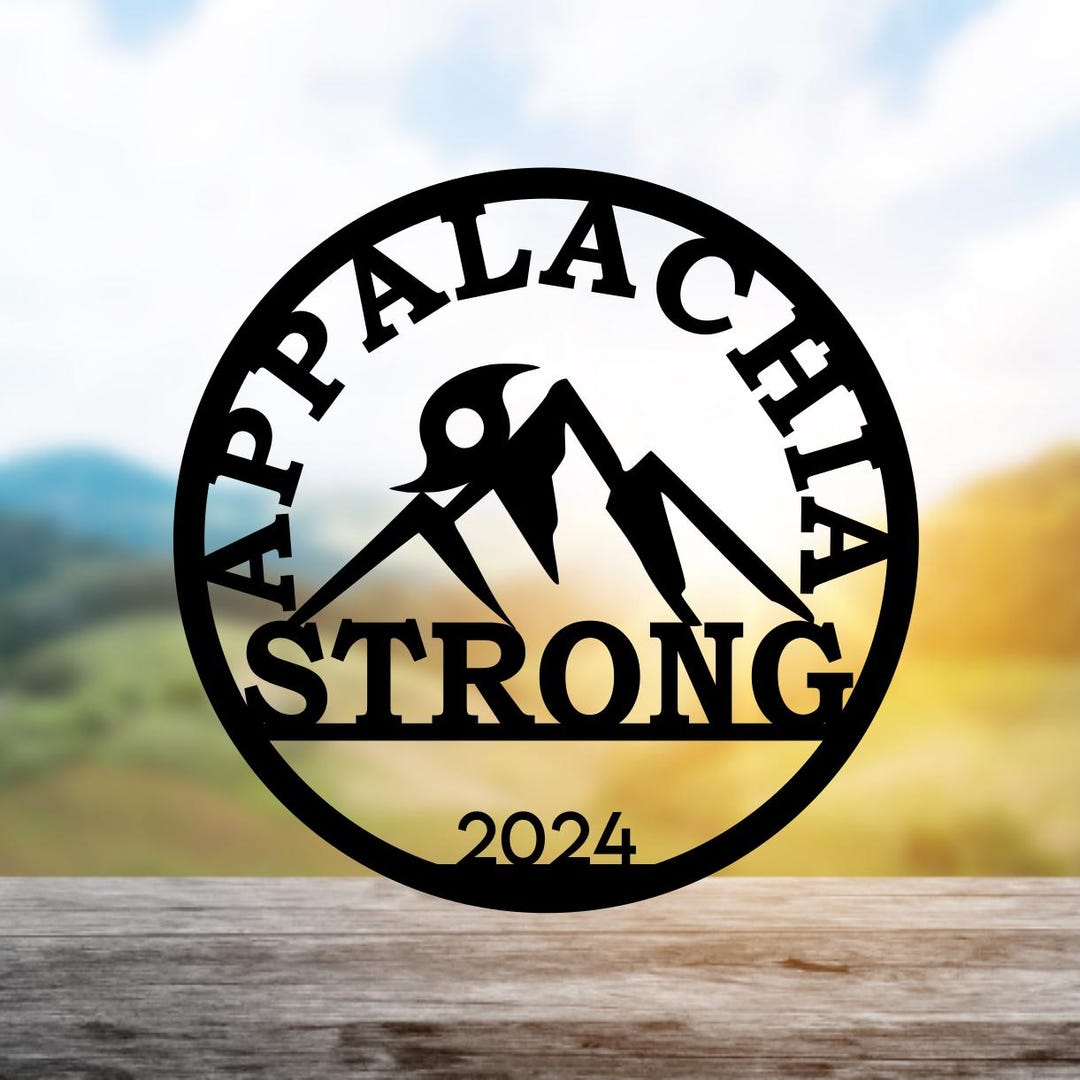 Appalachia Strong Metal Sign - Etsy
