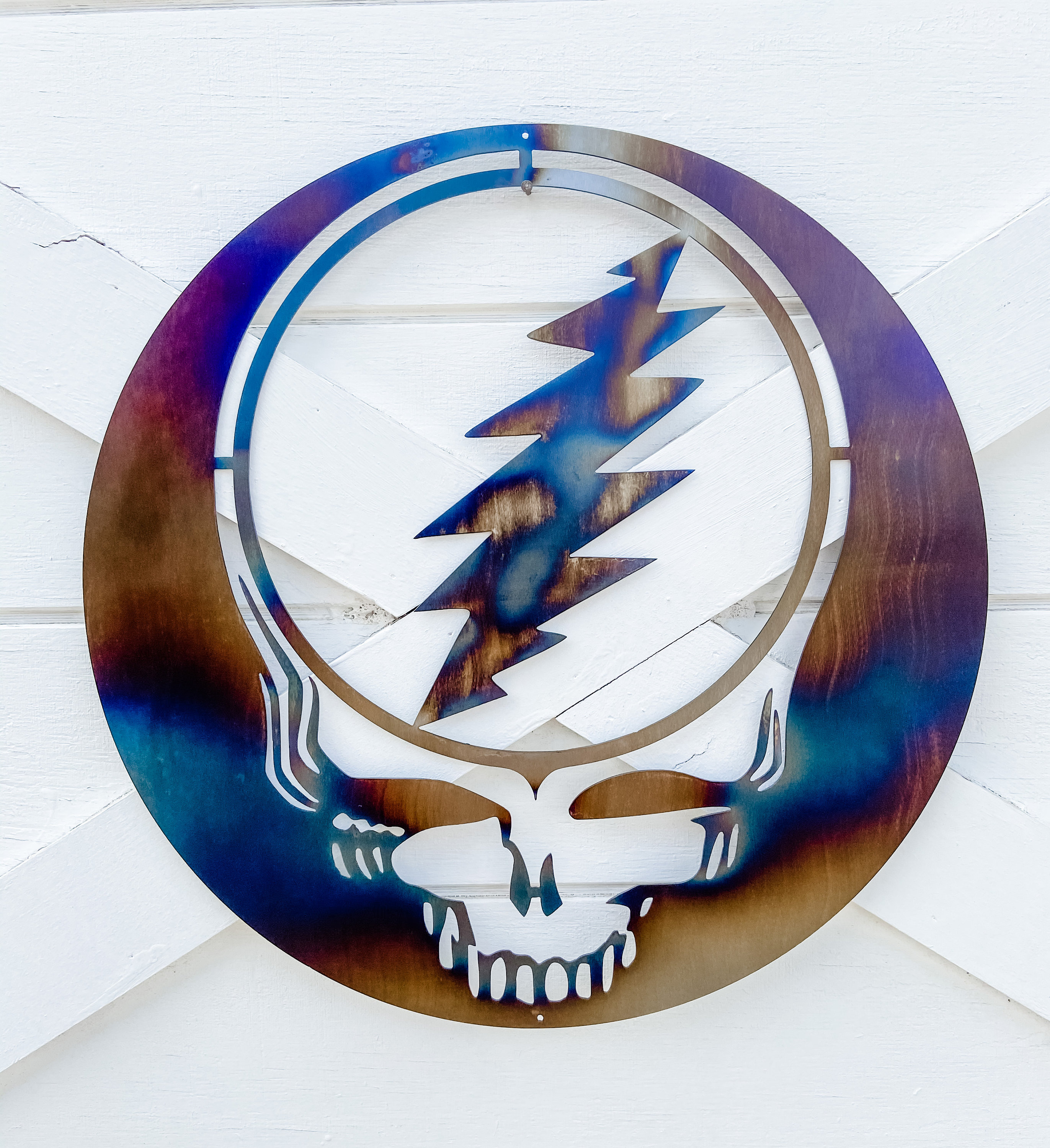 Metal Stealie Metal Steal Your Face Grateful Dead Metal Art - Etsy