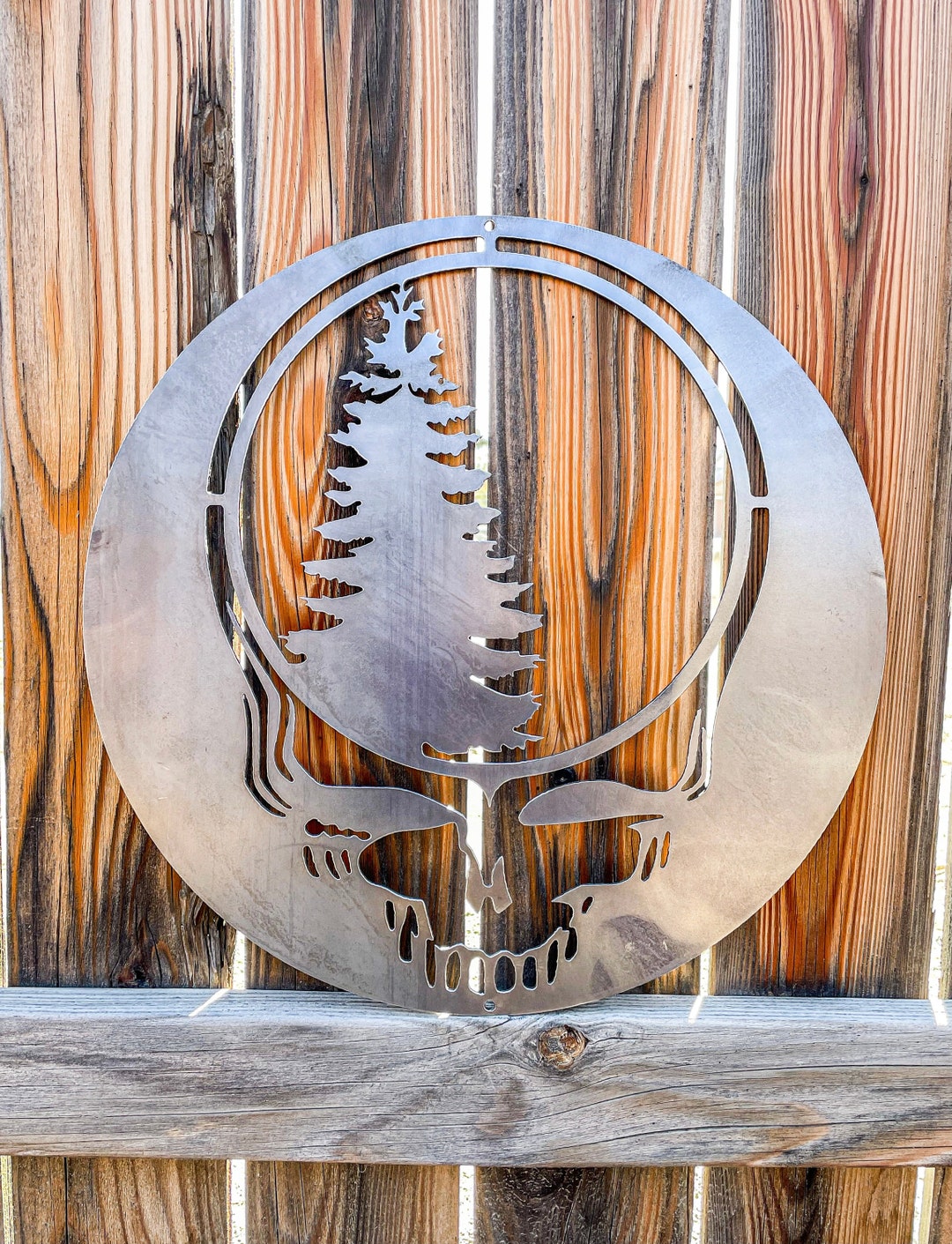 Natural Metal Grateful Dead Tree Stealie - Etsy