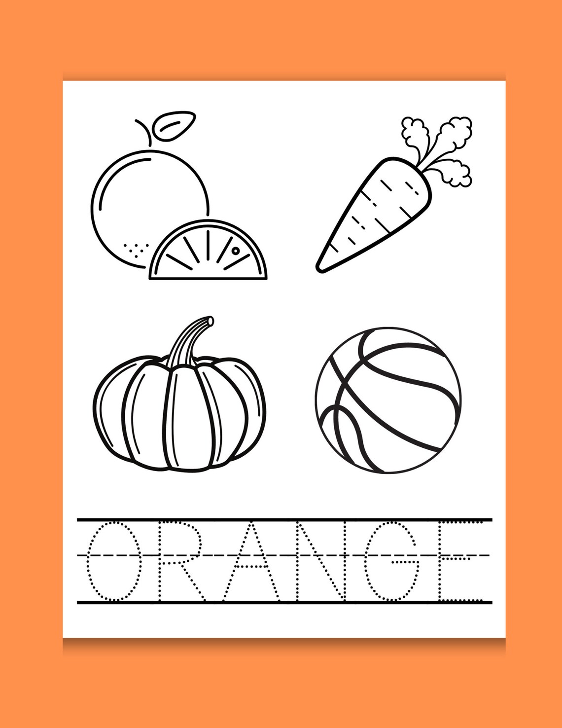 6 Easy Practice Rainbow Colors Coloring Pages - Etsy