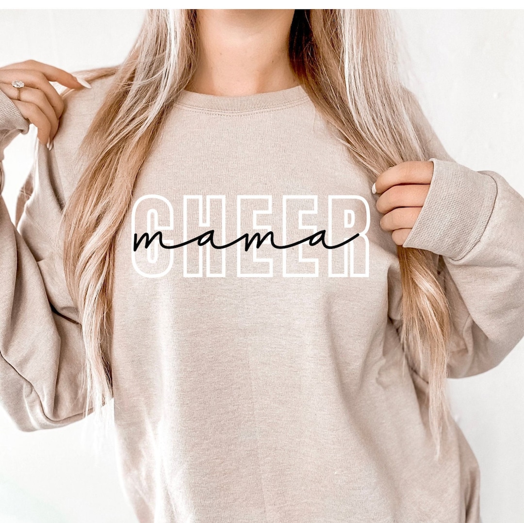 Cheer Mom Cheer Mama Cheer Sweatshirt Cheer Mom Sweatshirt - Etsy