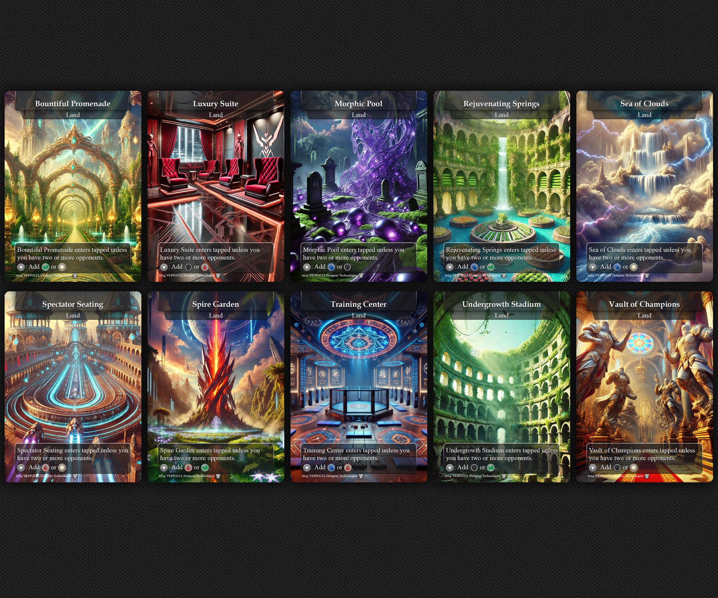 90 Card Land Pack, Dual, Shock, Fetch, Triome Proxy Cards! - Etsy