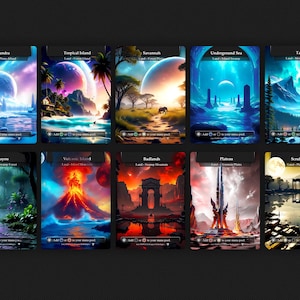 108 Ultimate Custom Land Pack Dual Lands, Fetch Lands, Shock Lands ...