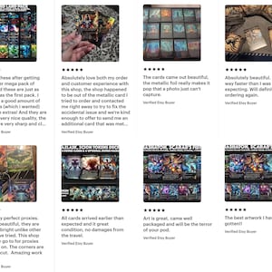 MTG Land Card Proxy Pack, Dual, Fetch, Shock, Triome, Utility Lands - Etsy