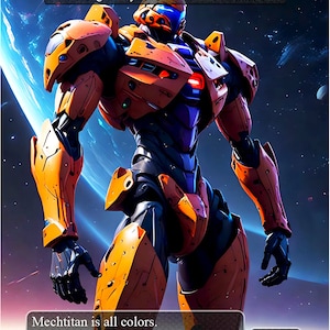 10/10 Mechititan With Flying, Vigilance, Trample, Lifelink, Haste MTG ...