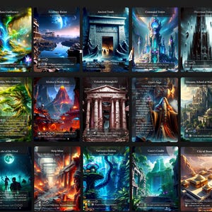 64 Custom Land Pack Dual, Fetch, Shock, Basic, Utility Lands Styles ...