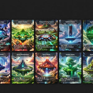 64 Custom Land Pack Dual, Fetch, Shock, Basic, Utility Lands Styles ...