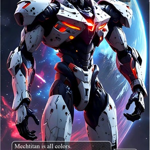 10/10 Mechititan With Flying, Vigilance, Trample, Lifelink, Haste MTG ...