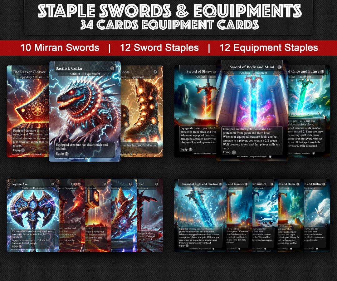 Equipment Staples, Mirran Swords Staples, Equipment Staples, Leyline ...