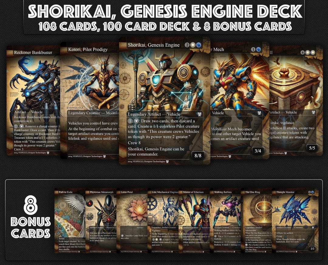 Shorikai Genesis Engine Custom Schematic Deck, 114 Schematic Proxy ...