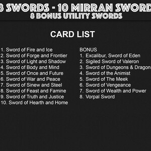 Mirran Swords MTG Proxy Card Set, Full Art Designs (18 Piece)! - Etsy