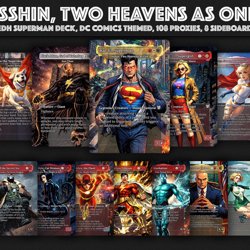 Black Mtg Commander Decks - Etsy