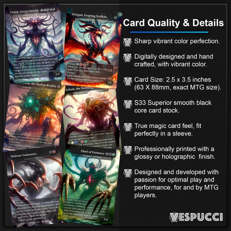 Complete Eldrazi Commander Proxy Deck, Ulalek, Azlask, Zhulodock - Etsy
