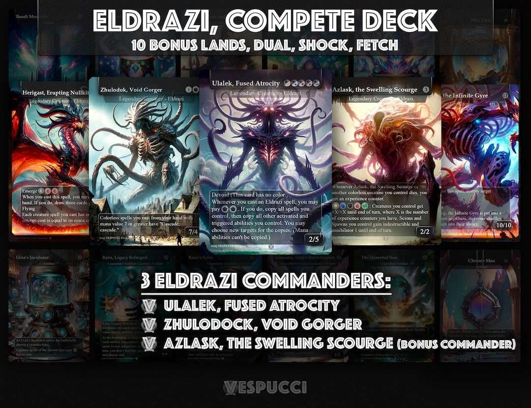 FLASH SALE*** 25% OFF Complete Eldrazi Deck, MH3 Eldrazi, Totaling 108 ...