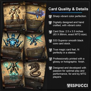 18 Schematic Tokens, Premium Perfect for Urza Decks, Affinity ...