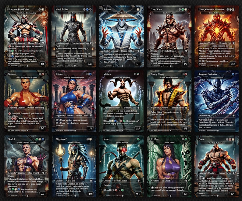 Marvel Vs Mortal Kombat EDH Decks, Captain America Vs Kenrith Proxy ...